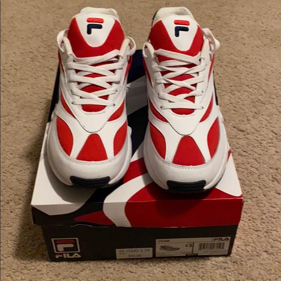 Fila | Shoes | Fila Red White And Blue | Poshmark